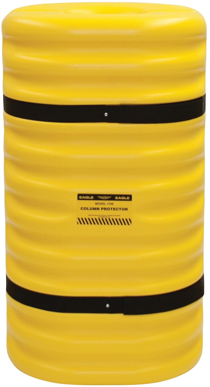 Eagle Plastic Column Protector for 9" Round Column with Interlocking ...