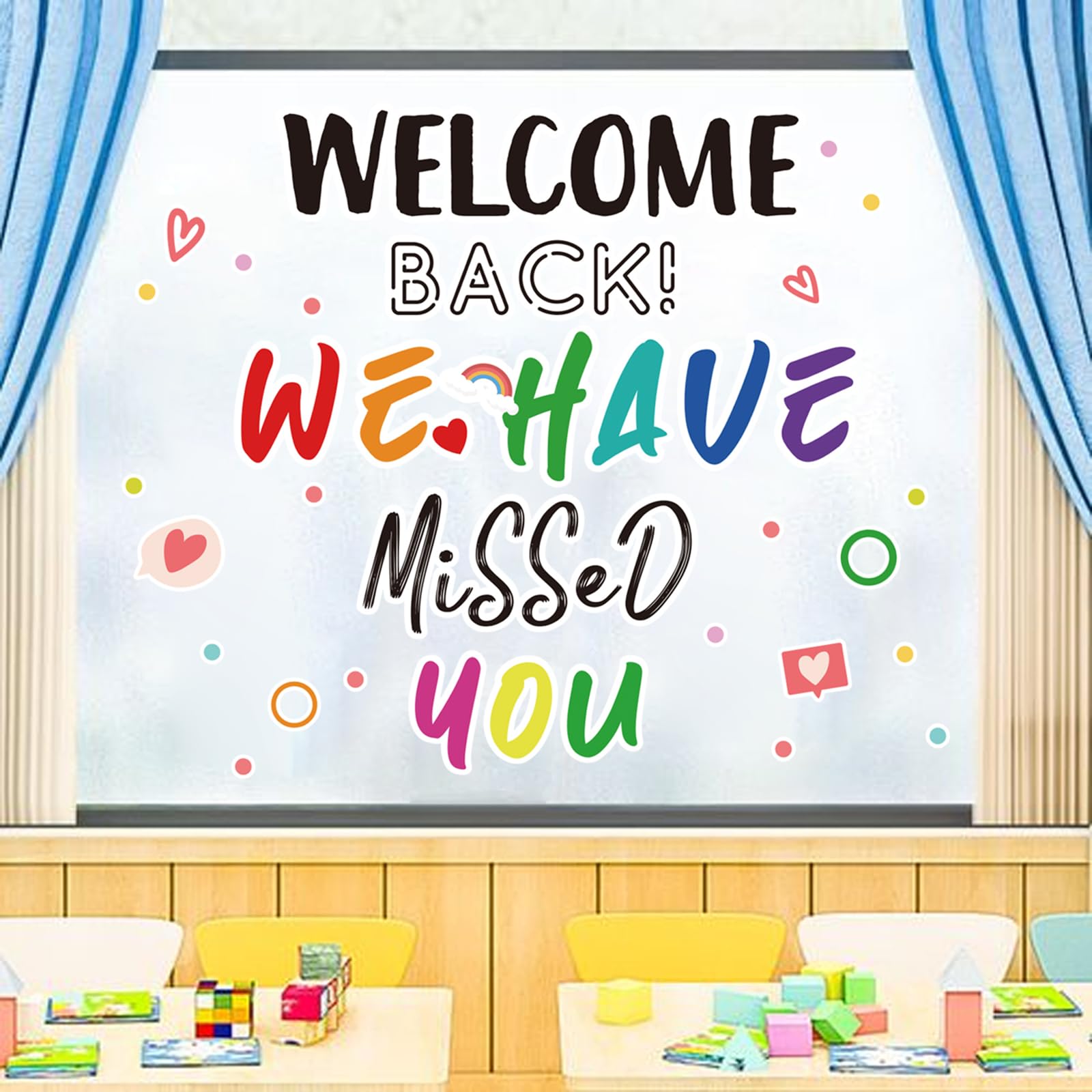 Snapklik.com : Corksidol Classroom Bulletin Board Decor Colorful ...