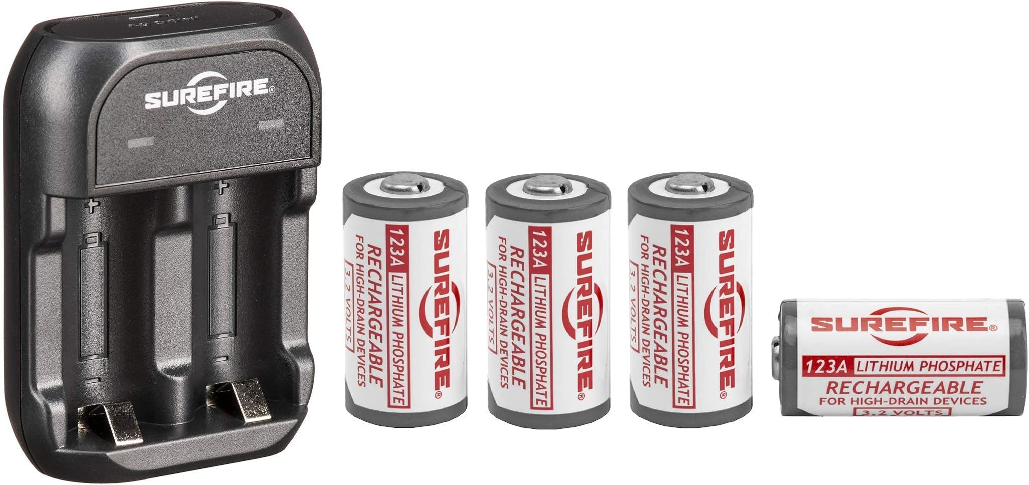 Amazon.com: SureFire 123A Battery Charger Kit : Cell Phones & Accessories