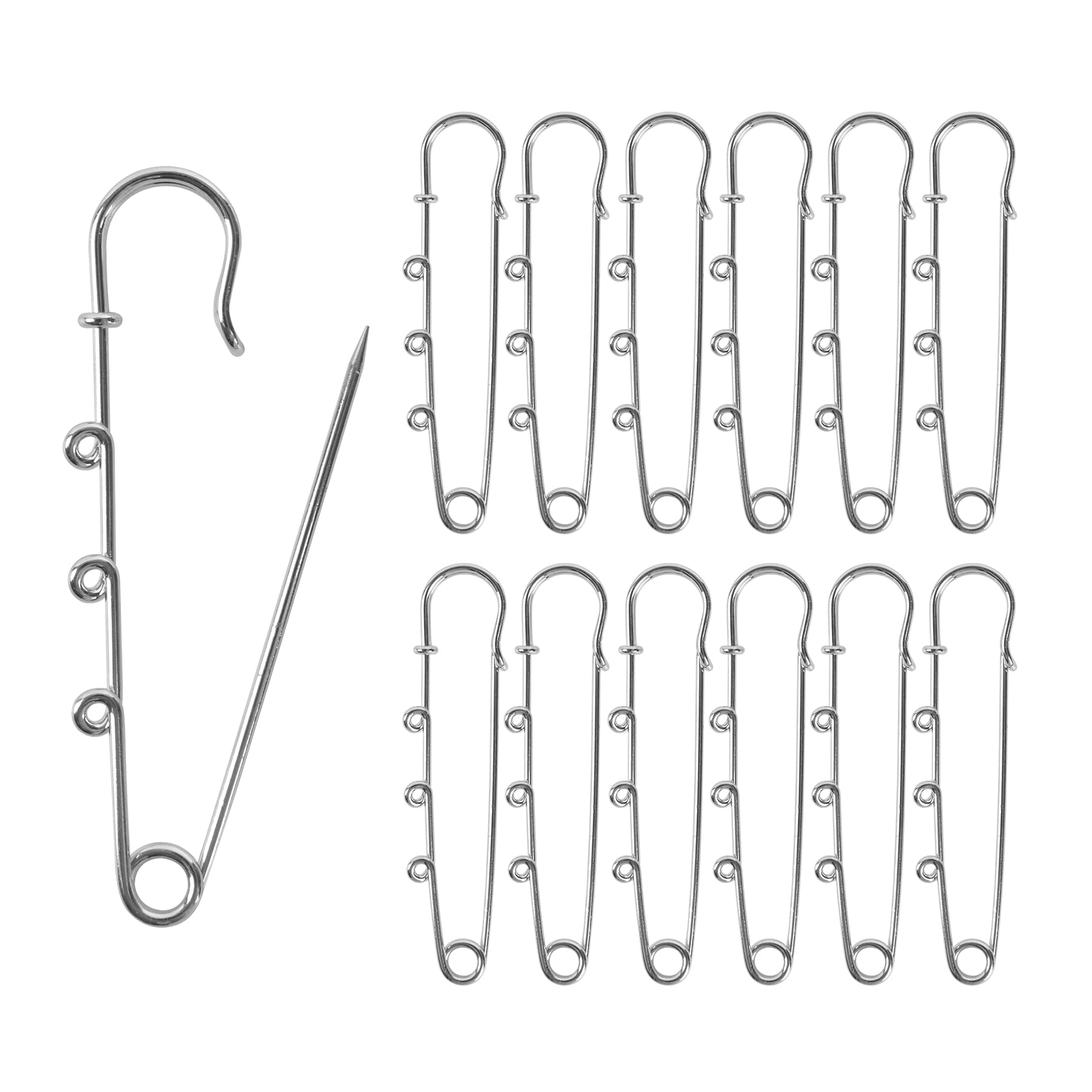 Amazon.com: HUIANER Safety Pins 30pcs Heavy Duty Safety Pin for Clothes ...