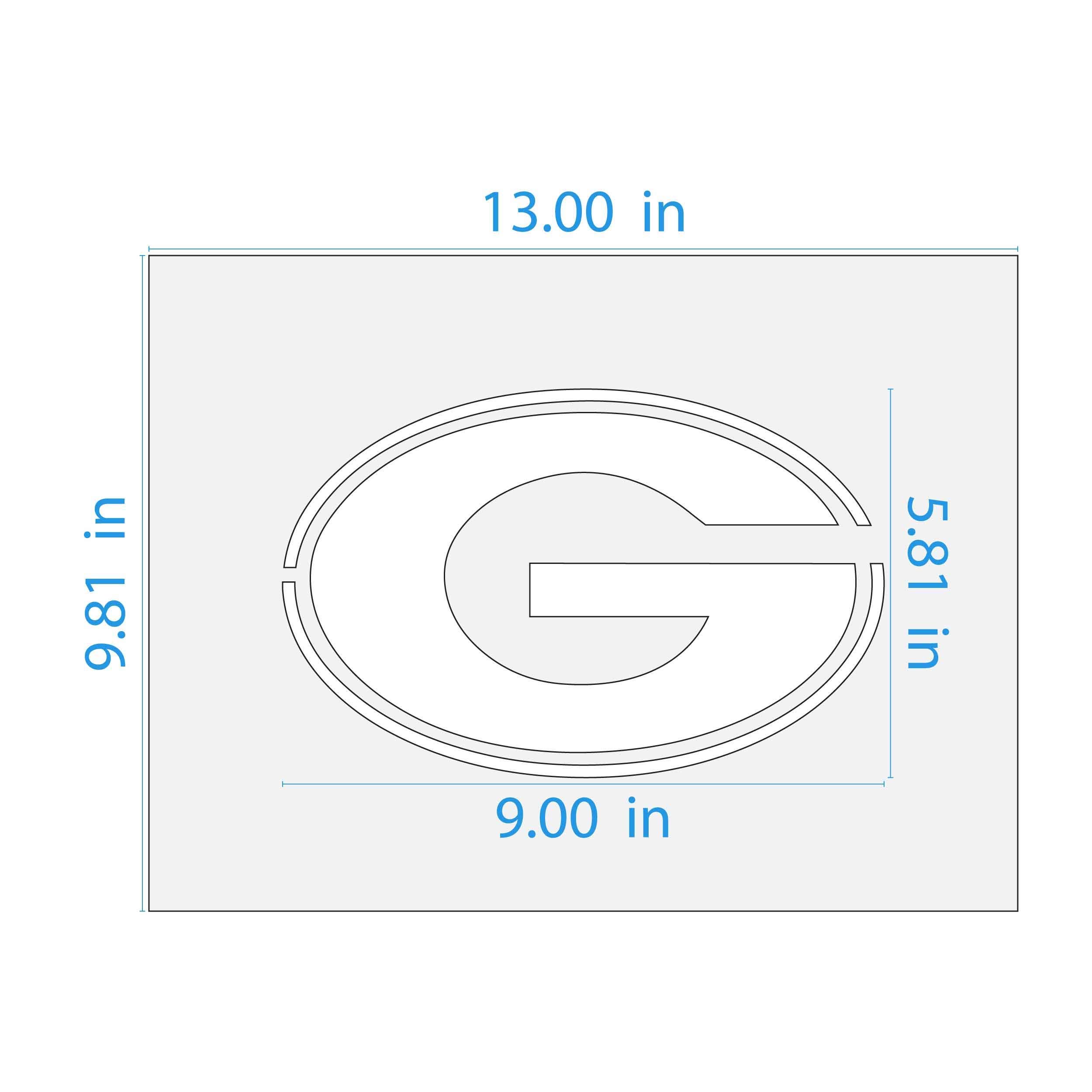 Packers G Logo Stencil