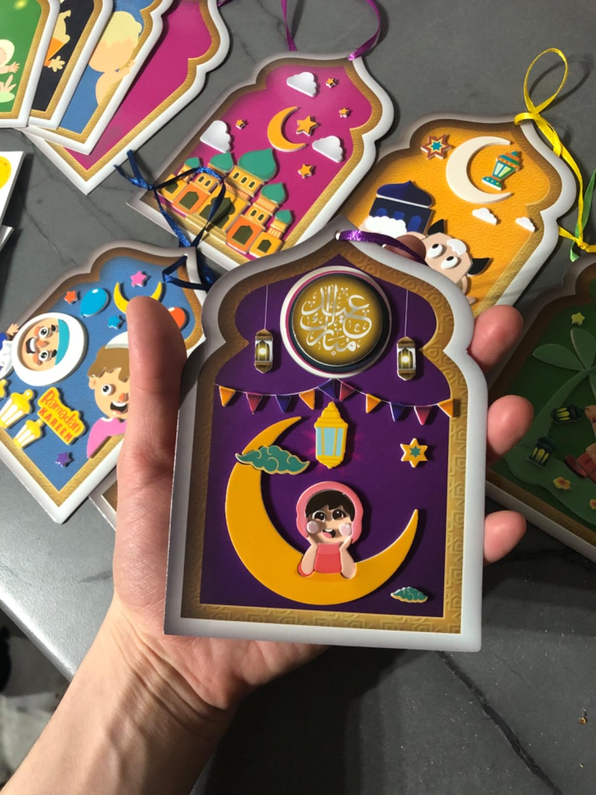 PopManko Ramadan Crafts for Kids, 12 Pack Ramadan Eid Arts and Crafts ...