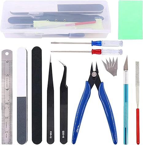 Amazon.com: 12Pcs Gundam Model Tools Kit Gunpla Tool Model Hobby Tool ...