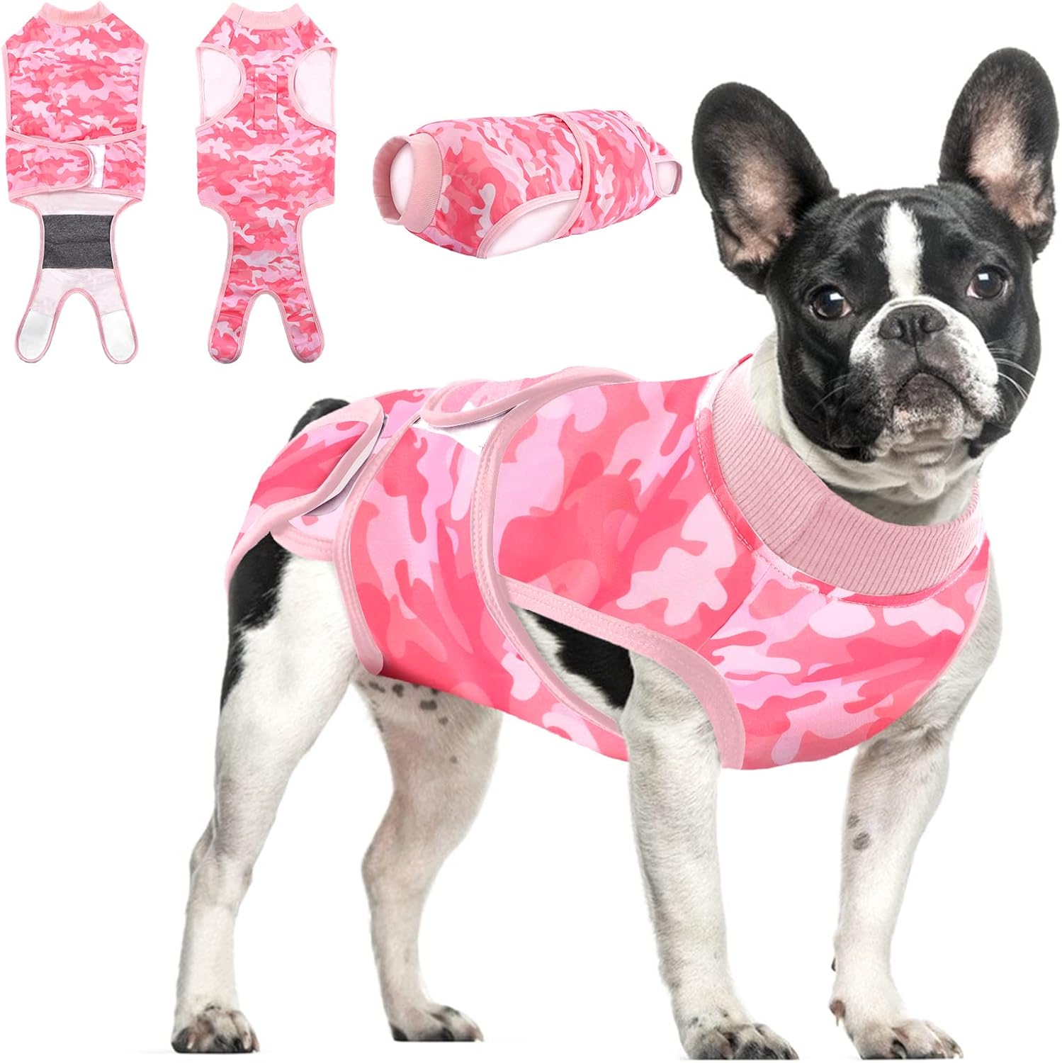 Amazon.com: MORVIGIVE Camo Dog Surgery Recovery Suit, Pet Surgical ...
