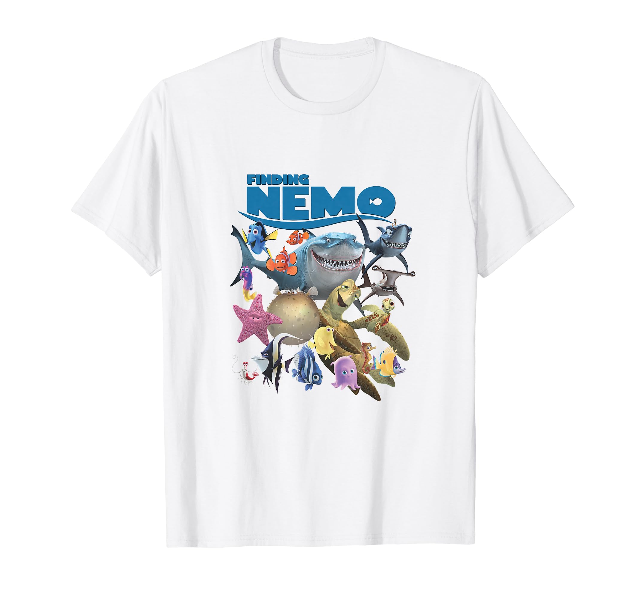 Amazon.com: Disney Pixar Finding Nemo Iconic Characters Group Shot Logo ...