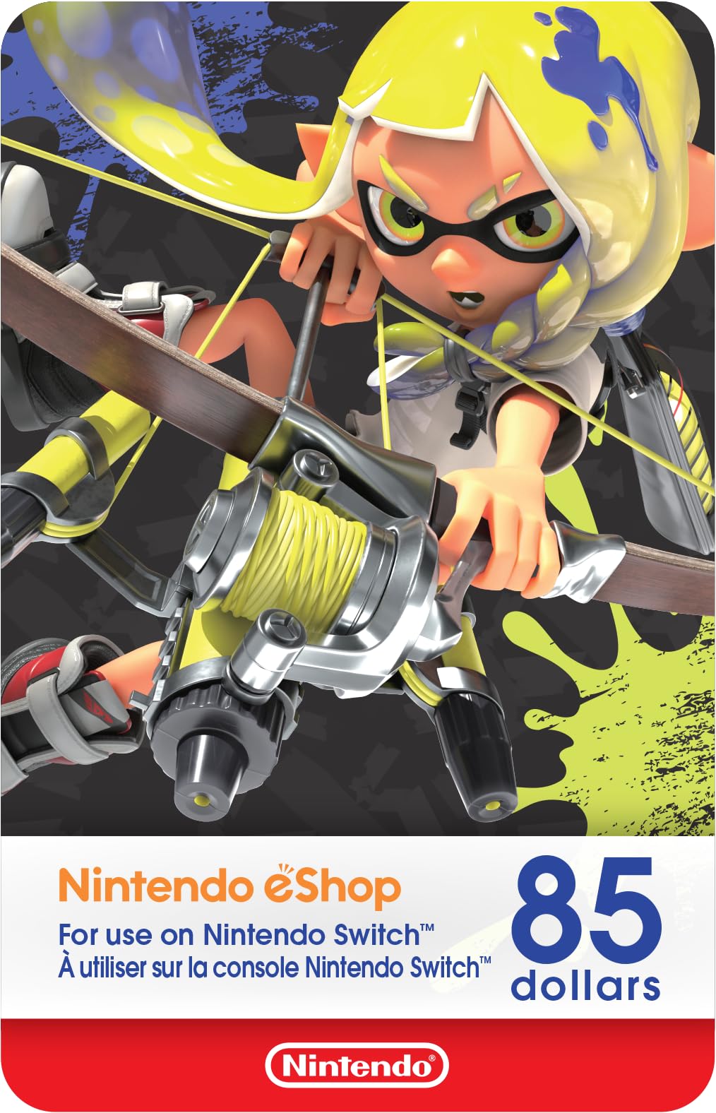 $85 Nintendo eShop Gift Card - Nintendo Switch [Digital Code] : Amazon ...