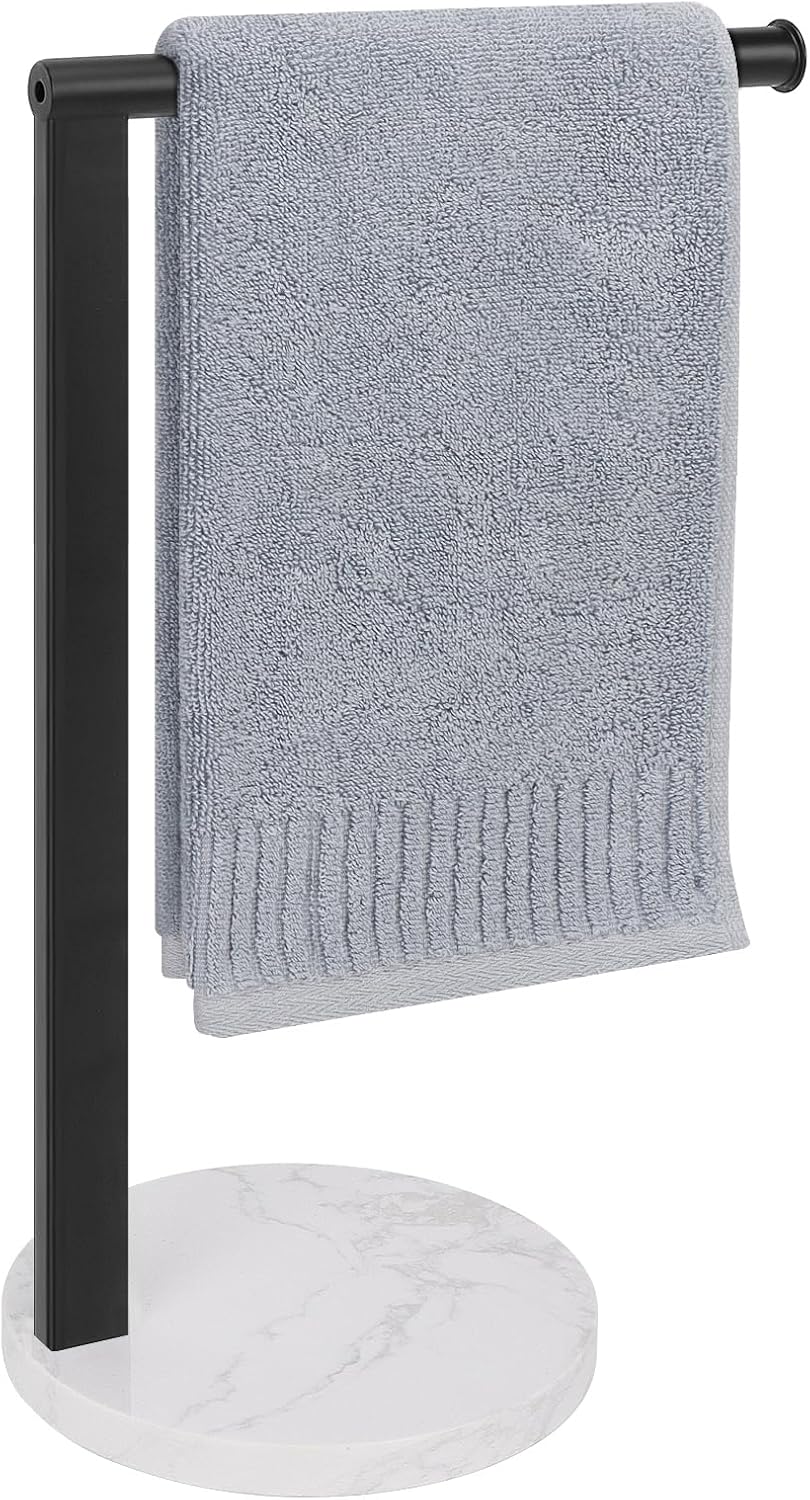 Amazon.com: Siyzda Hand Towel Holder Stand for Bathroom, L- Shaped ...