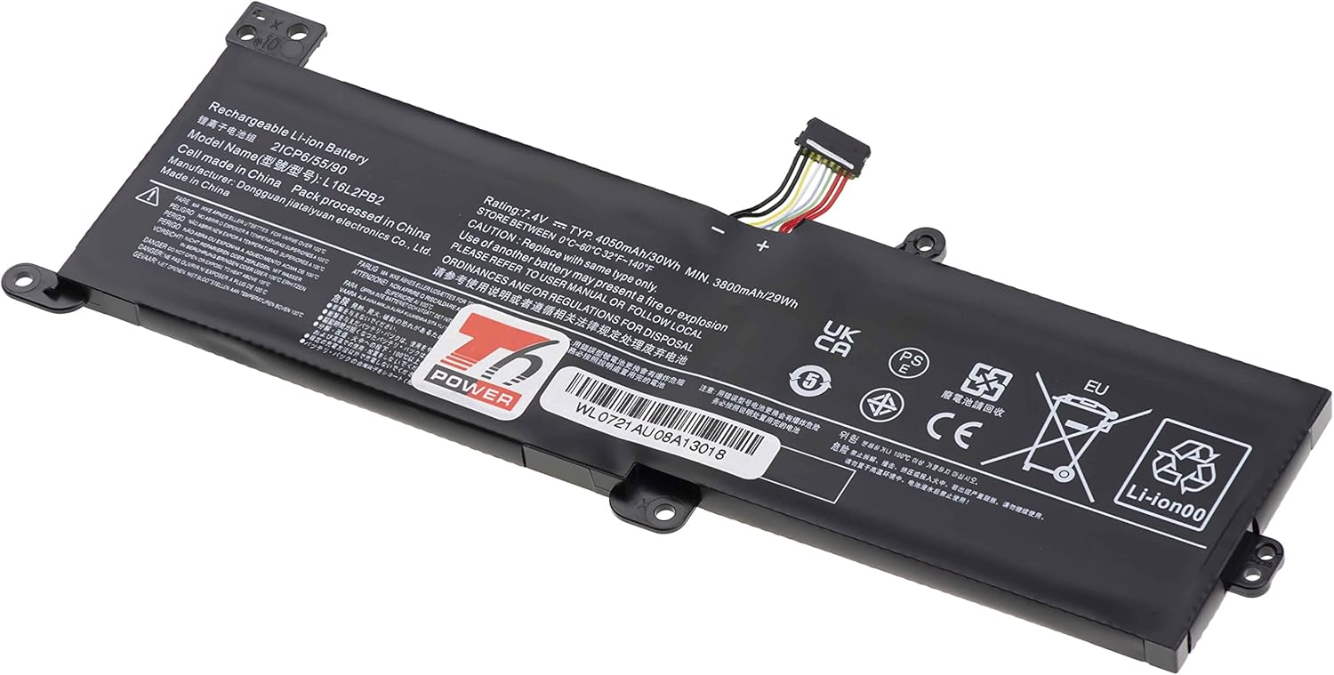 Batteria T6 Power per Lenovo IdeaPad S145-15IIL 81W8, Li-Poly, 7,4 V ...