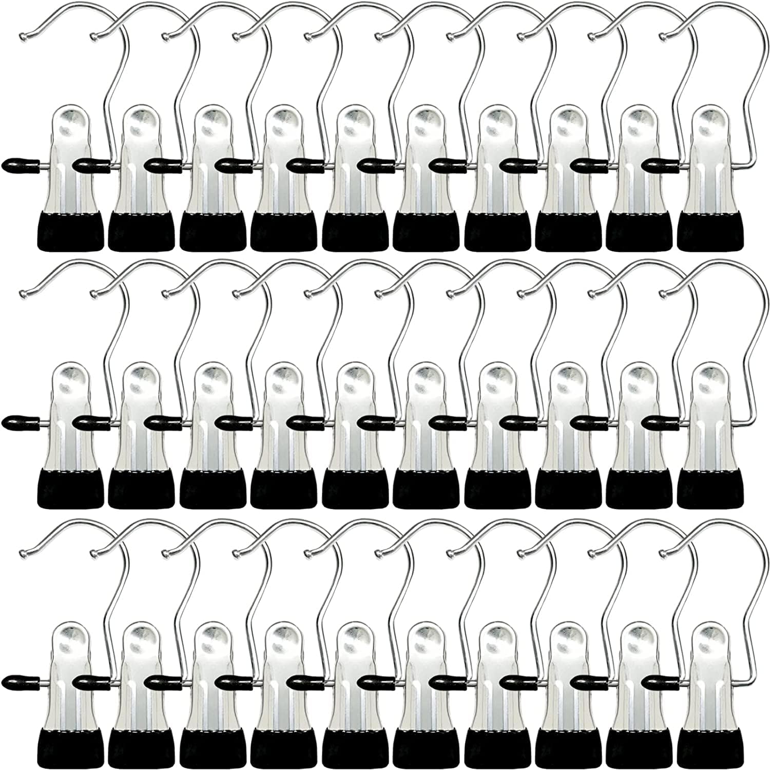 Amazon.com: Boot Hangers, 16 Pack Hanging Clips, Heavy Duty Clothes ...