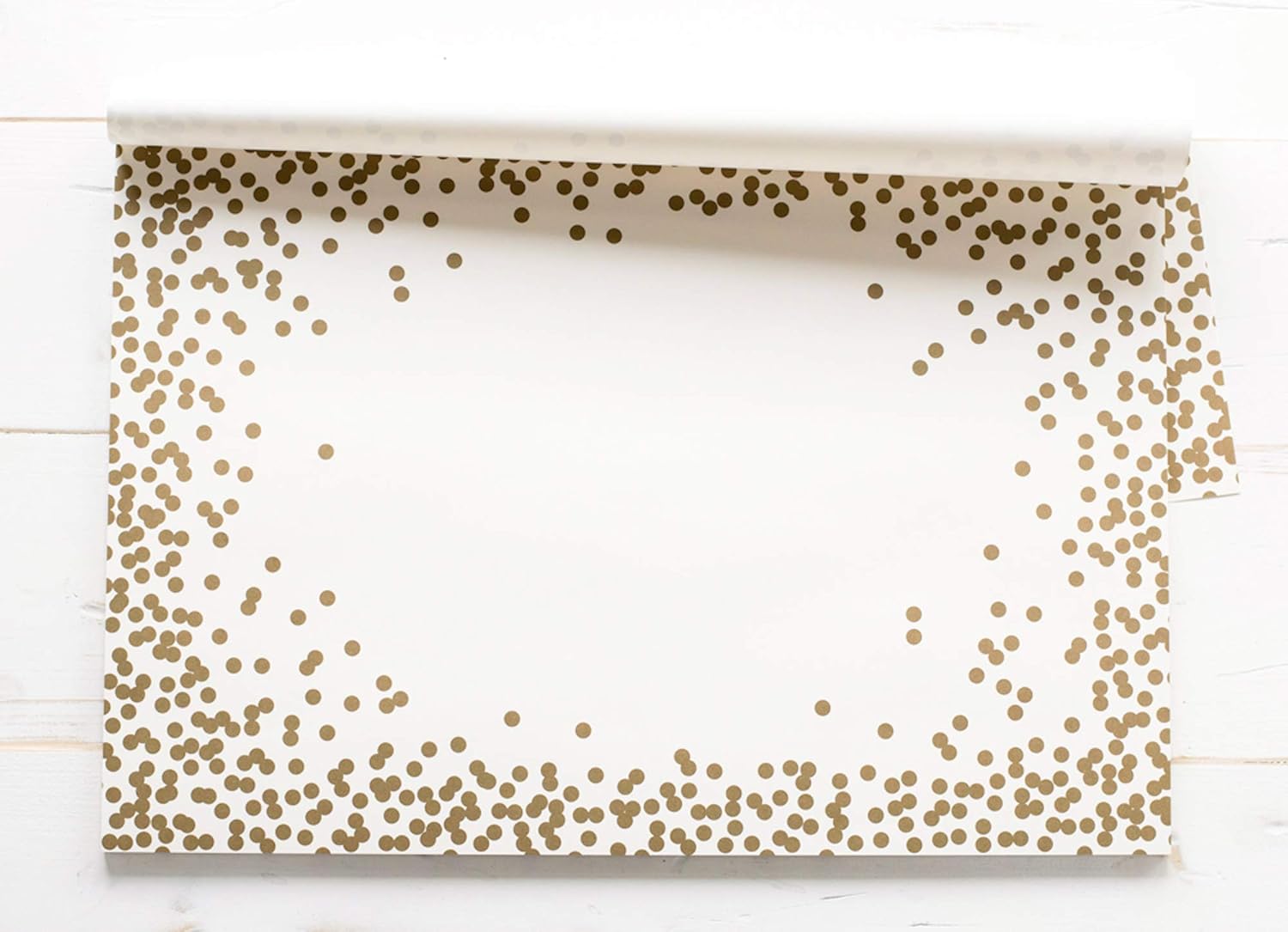Amazon.com: Kitchen Papers Gold Confetti Disposable Paper Placemats for ...