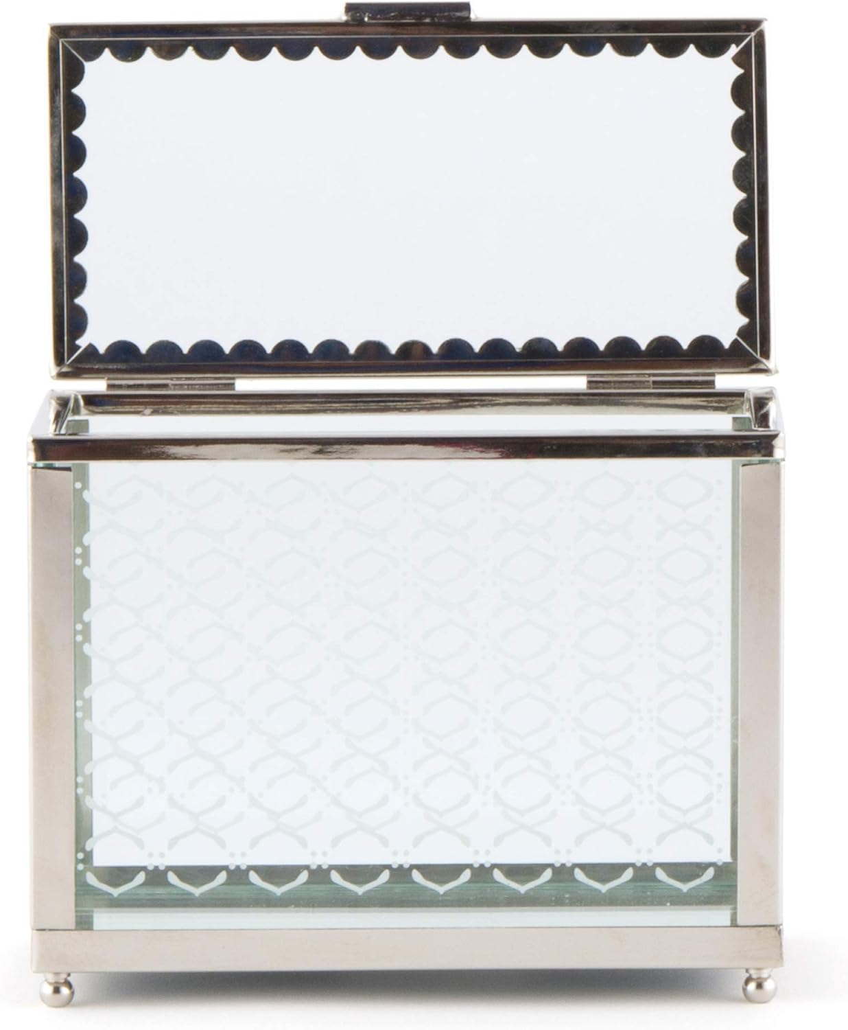 Amazon.com: Decorative Glass Box with Mirror Base : Home & Kitchen