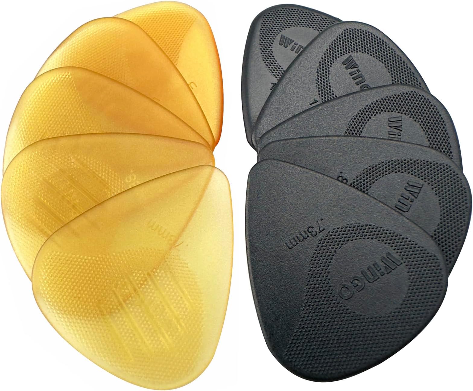 Amazon.com: WINGO Guitar Picks 10 Pack, Non Slip Picks with Grip ...