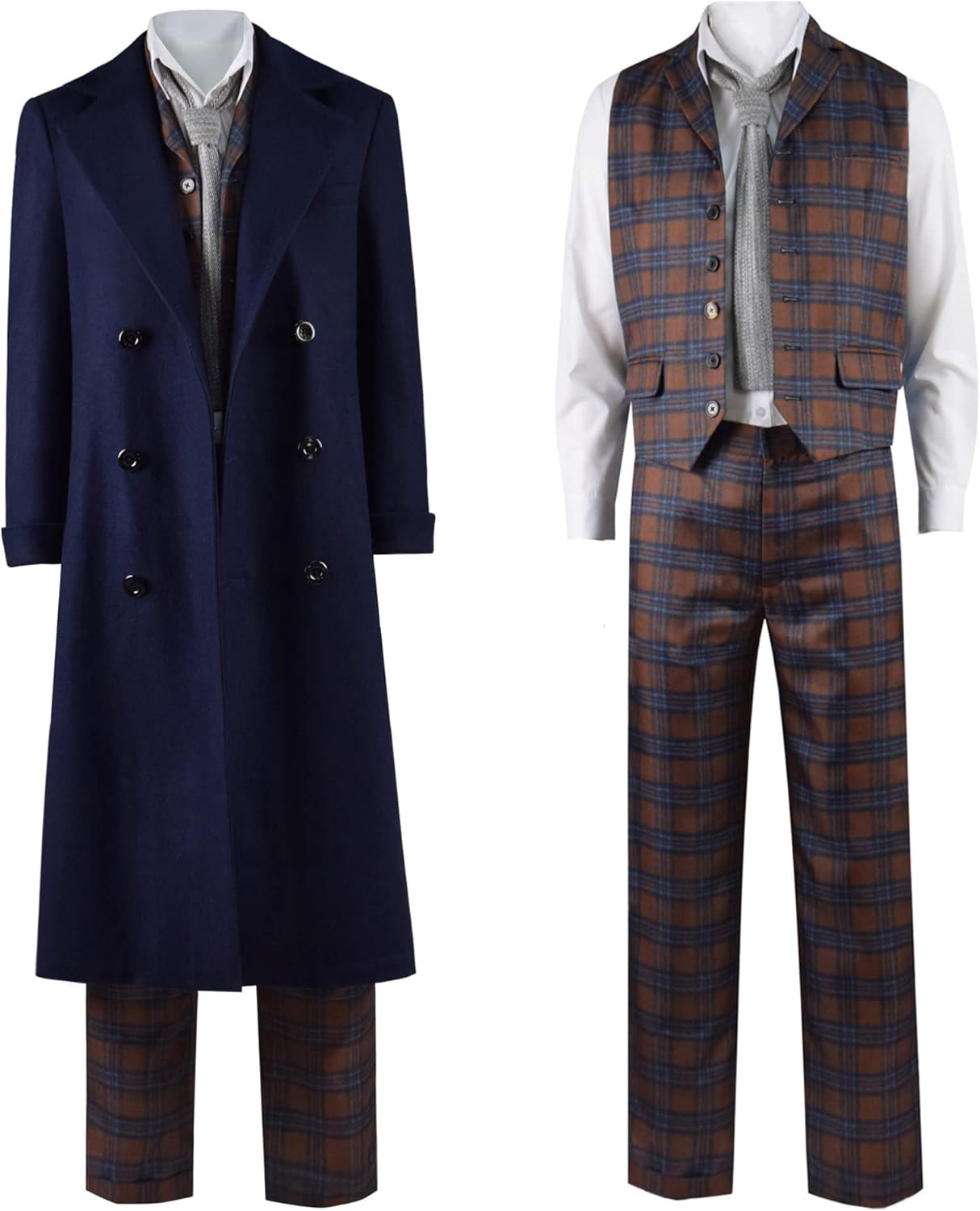 Amazon.com: VEVEIL Mens 14th Doctor Cosplay Doc.who 5 Pieces Outfsuit ...