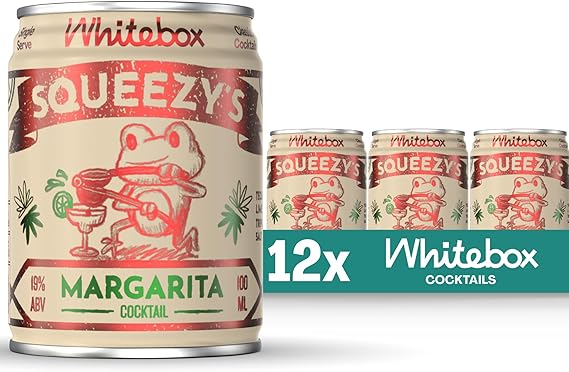 WHITEBOX COCKTAILS Single Serve Classic Squeezy’s Margarita — Case of ...