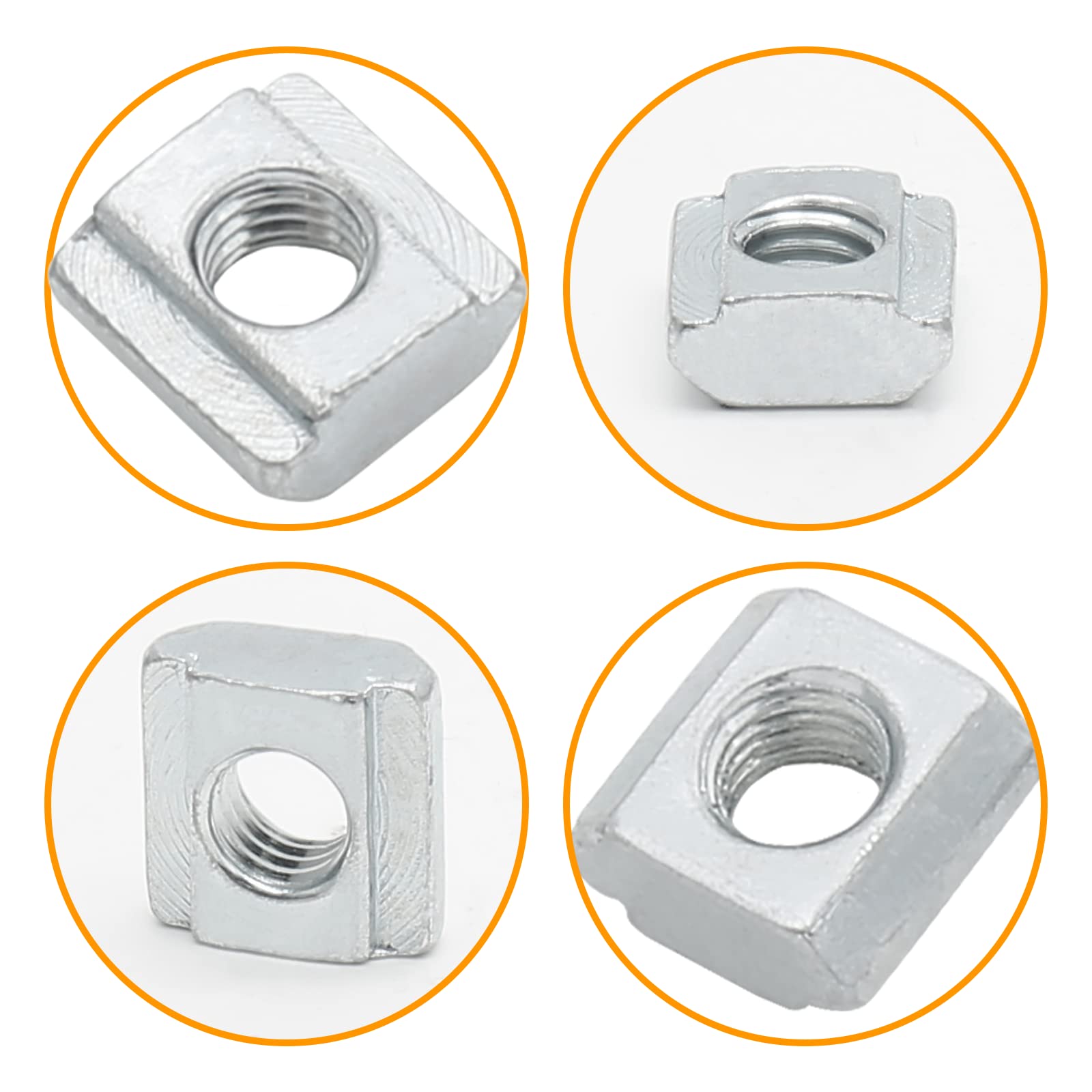 Hardware Nuts TOPINSTOCK 20x20 European s Slim T-Nut M5 Aluminum Extrusion