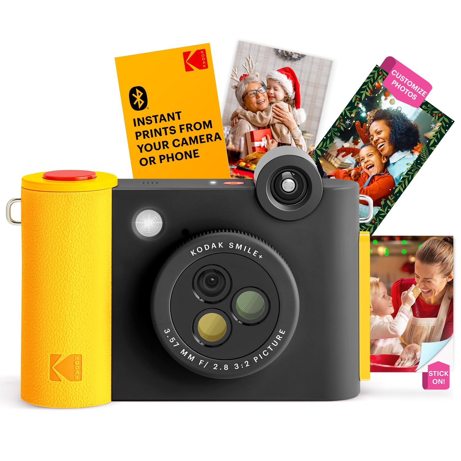 Amazon.com : KODAK Smile+ 2-in-1 Digital Instant Print Camera ...