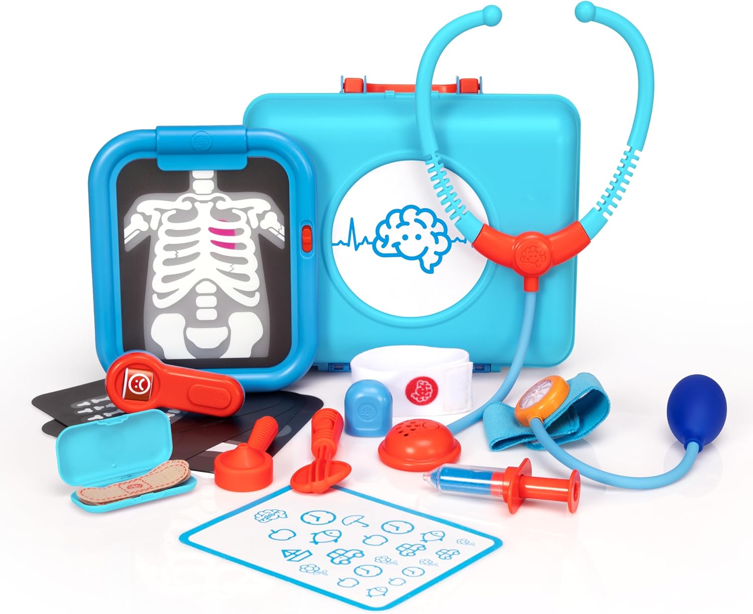 Amazon.com: Fat Brain Toys Pretendables Doctor Playset, Pretend Play ...