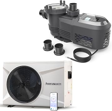 Amazon.com : Aquastrong 100,000 BTU Inverter Swimming Pool Heat Pump ...