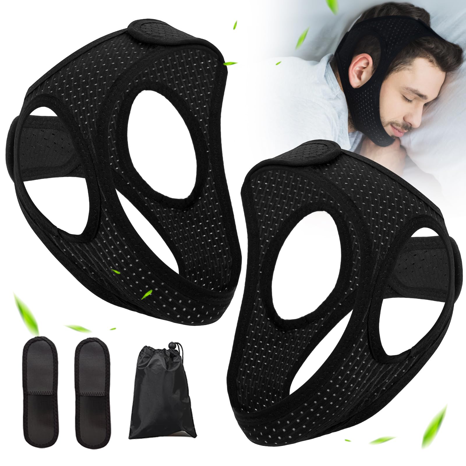 Amazon.com: Forzacx Chin Strap for Cpap Users Anti Snoring Devices 2 ...