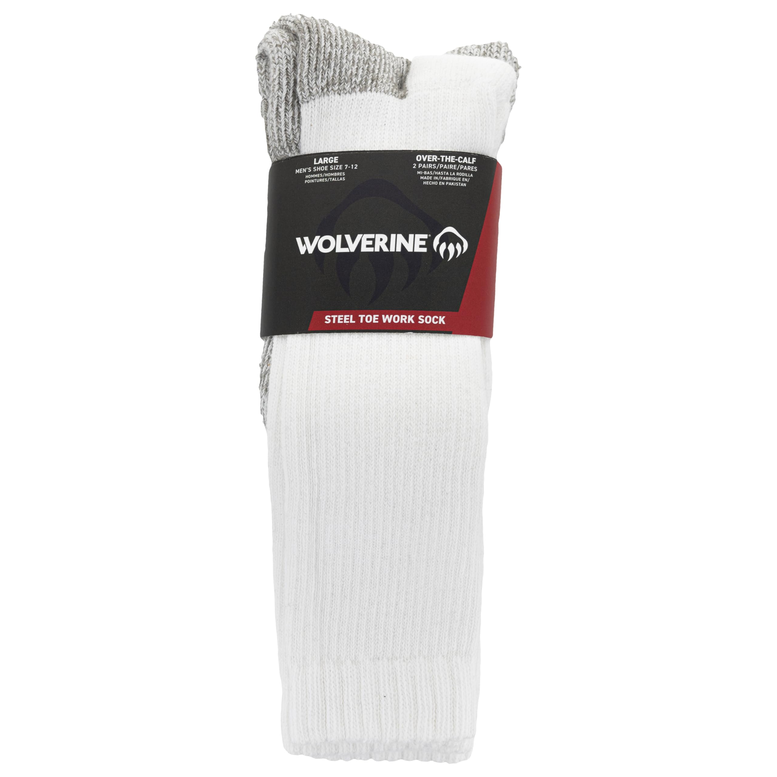 Snapklik.com : Wolverine Mens Cotton-blend Cushioned Socks