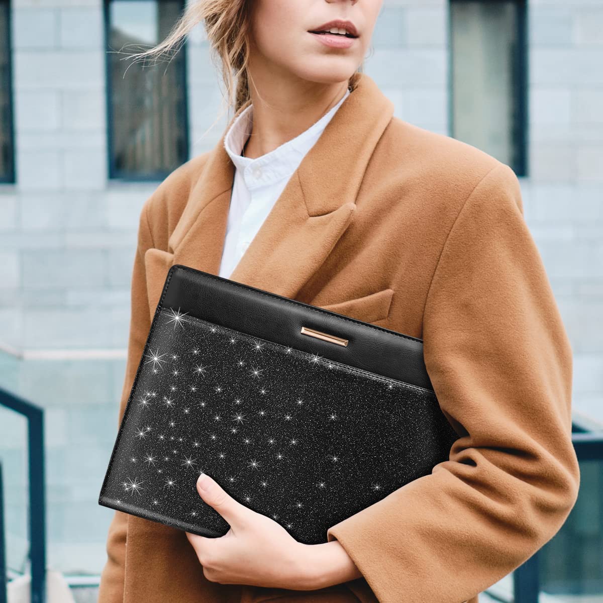 Snapklik.com : Glitter Padfolio/Resume Portfolio Folder For Women Men ...