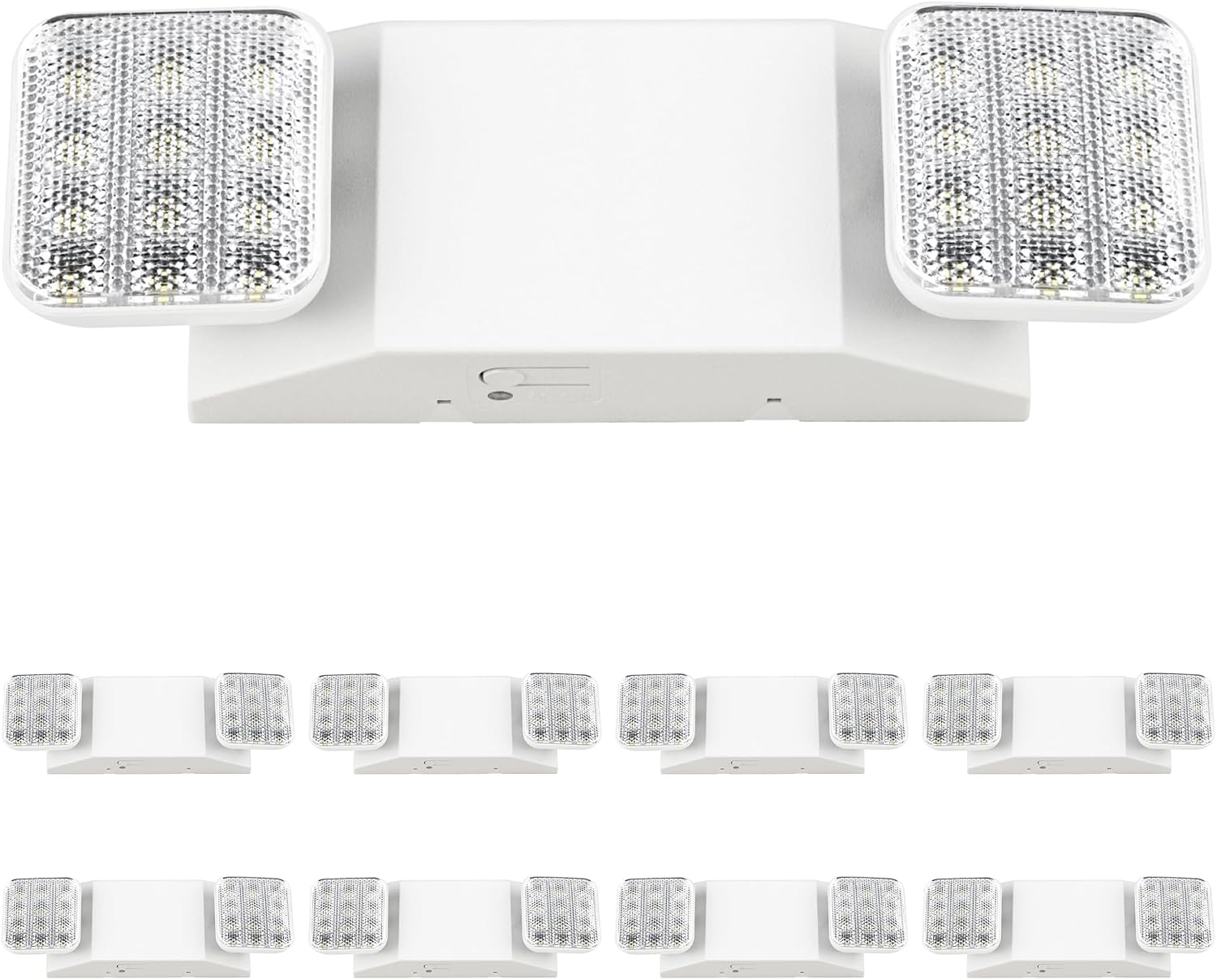 Sunco 8 Pack LED Emergency Lights, Commercial Lighting for Business ...
