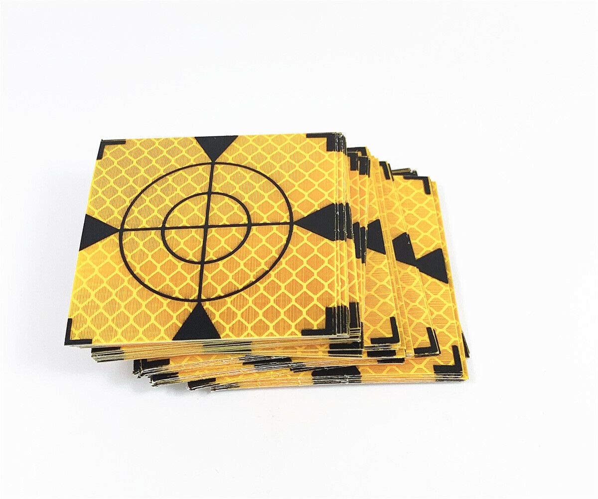 Amazon.com: New 100PCS Paste Up Reflector Sheet Reflective Target ...