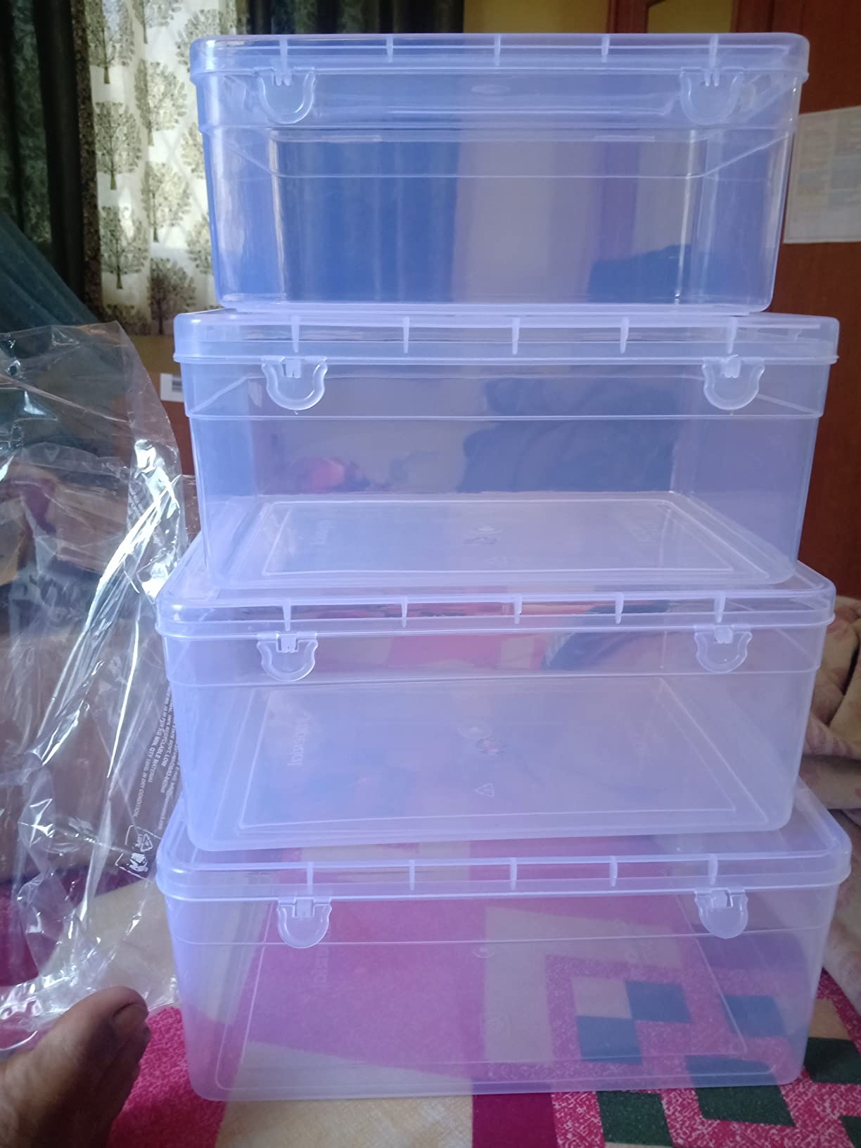 SPC Plastic Multipurpose Rectangular Storage Box with Locks ...
