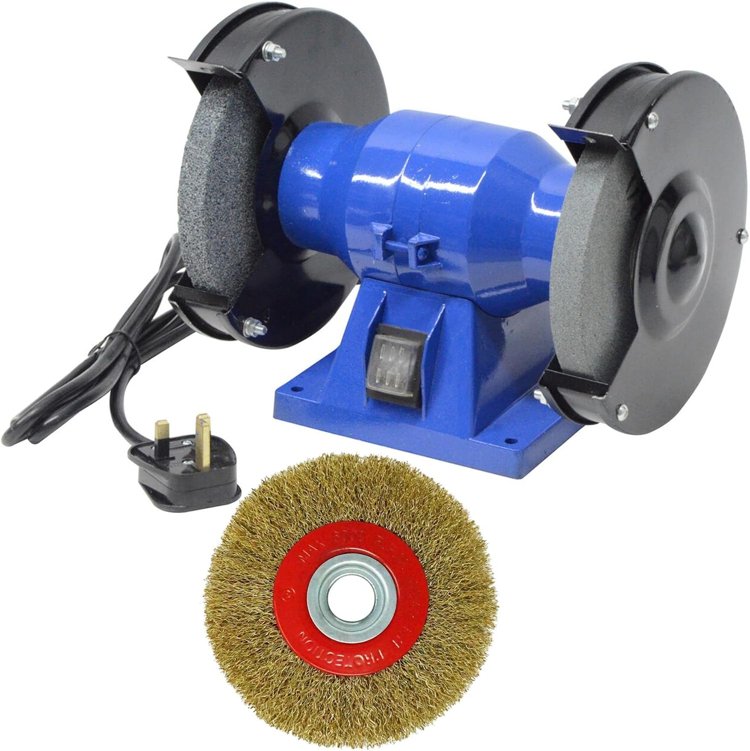 Dapetz ® Bench Grinder 2980 RPM – 230V 150W Electric Grinder Polisher ...