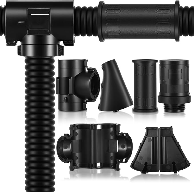 Amazon.com: Nuanchu 8 Set 1/2 Inch Wire Loom Connector Car Wire Loom ...