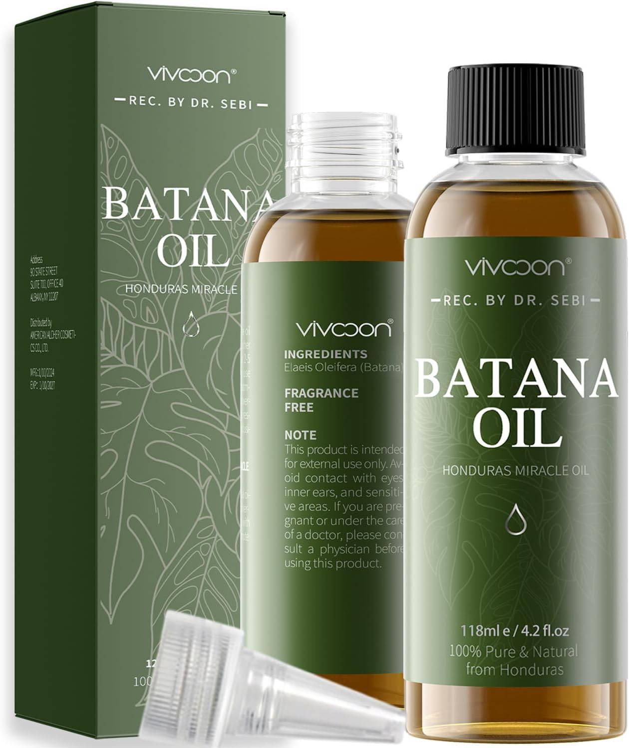 Amazon.com: Batana Oil for Hair Growth, 100% Pure & Natural Raw Batana ...