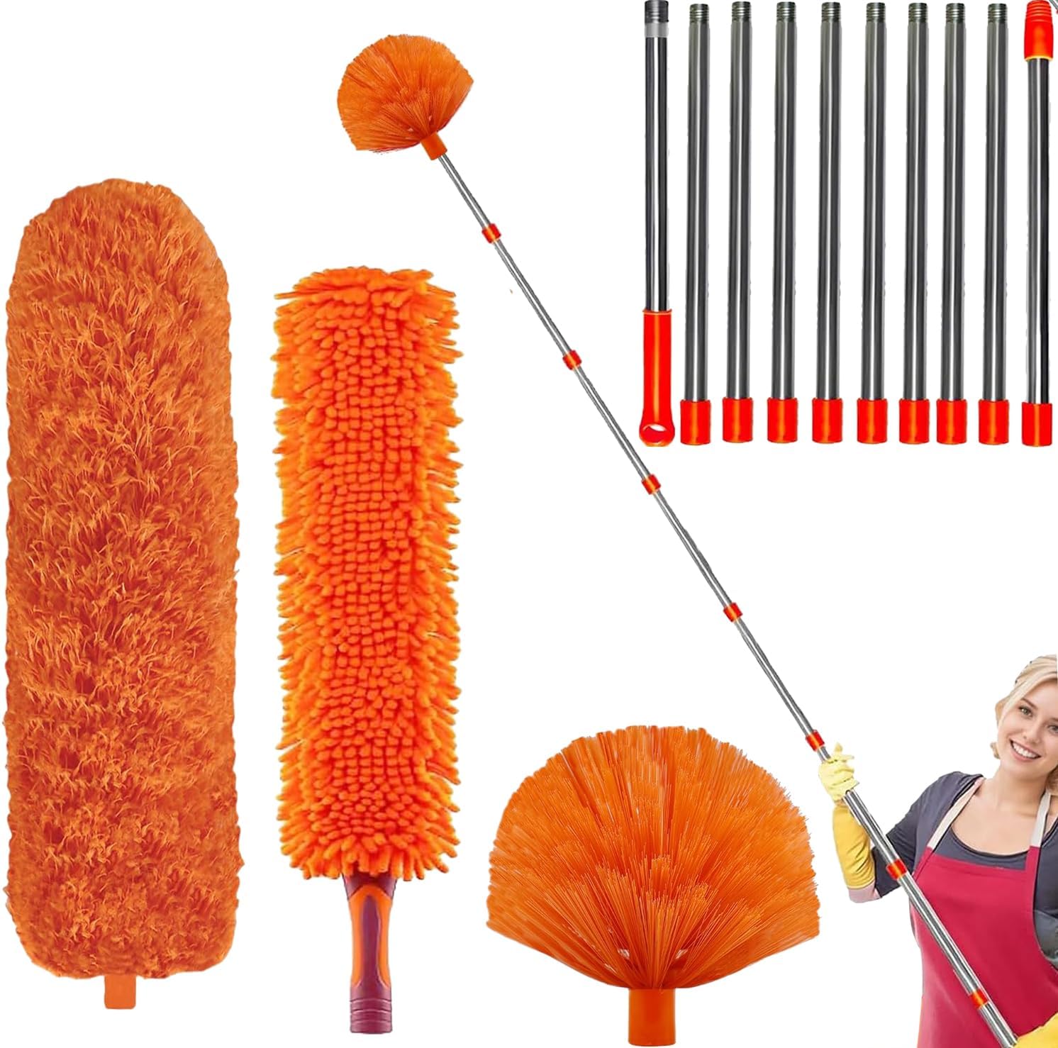 Amazon.com: 20+ Feet High Reach Duster Kit with 3-12 ft Extension Pole ...