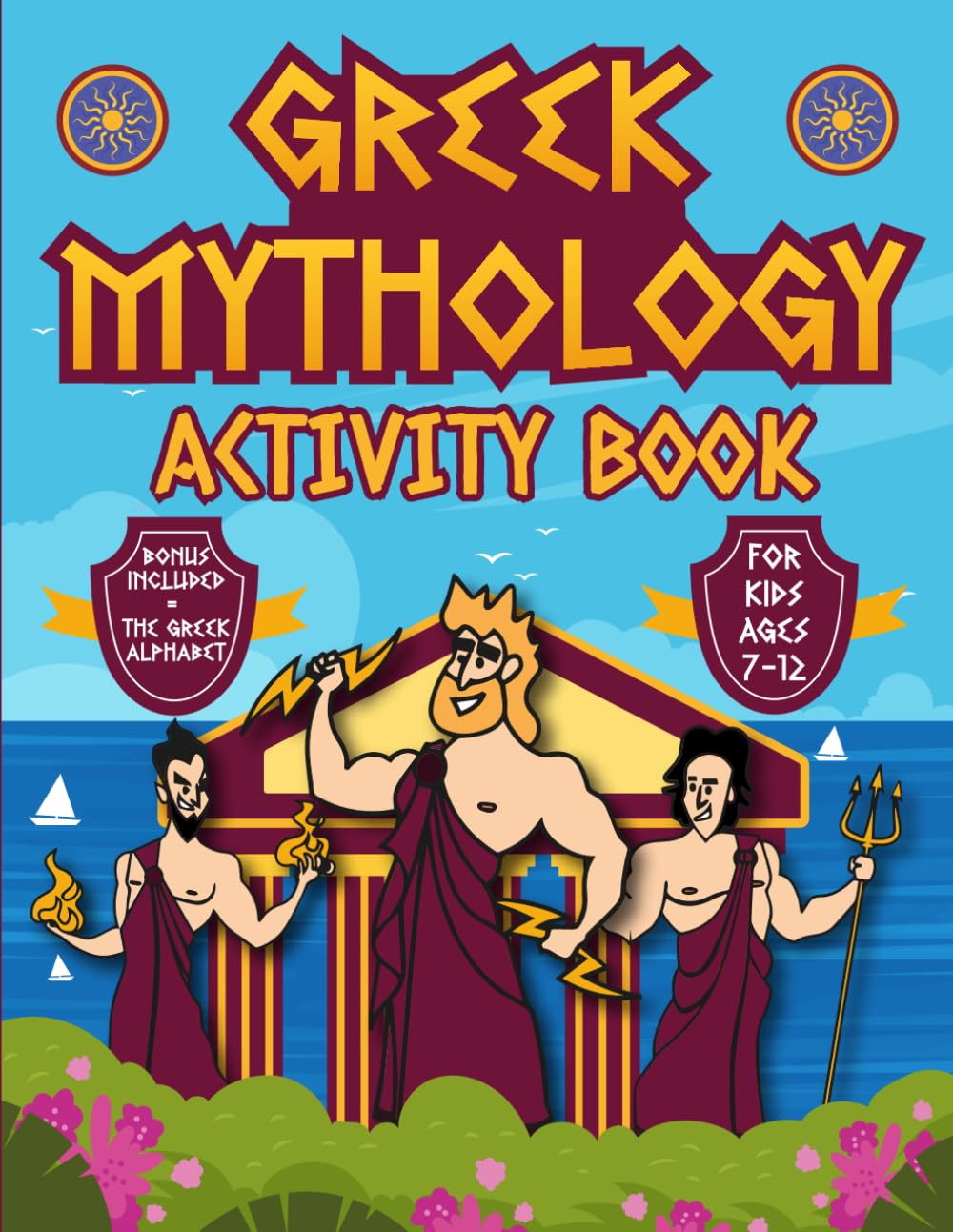 Greek Mythology Activity Book for Kids: Sudoku, Tic-Tac-Toe, Word ...