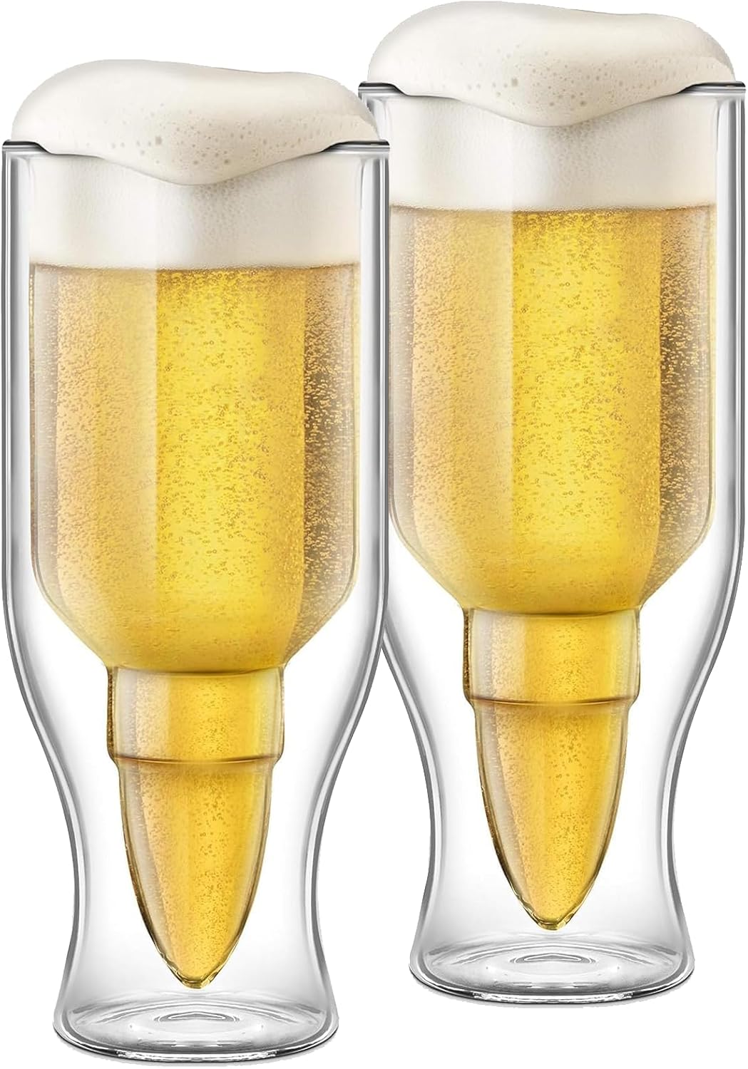 Amazon.com | Quantum Lux 50 Caliber Bullet Shape, Borosilicate Beer ...