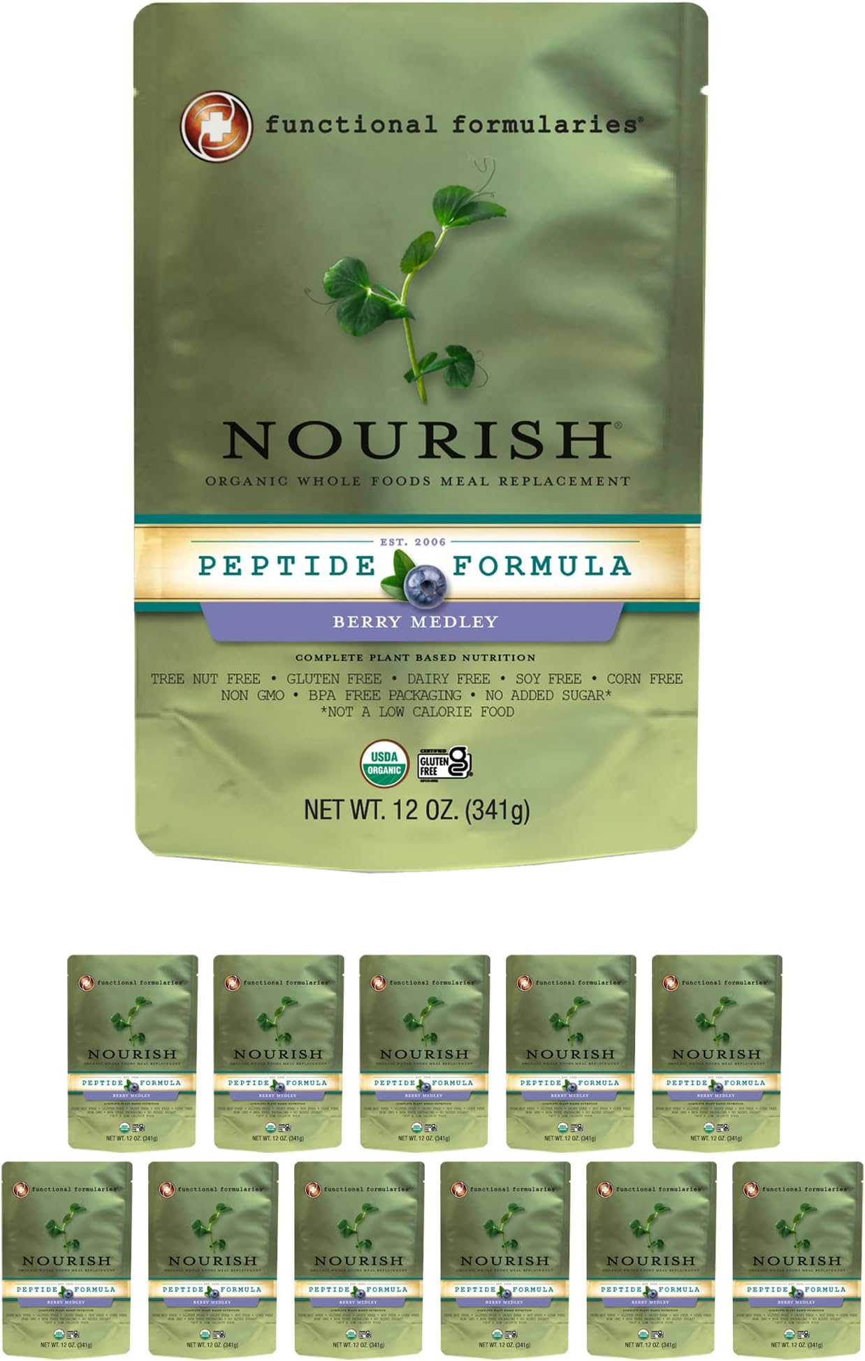 Amazon.com: Functional Formularies Nourish Organic Tube Feeding Formula ...