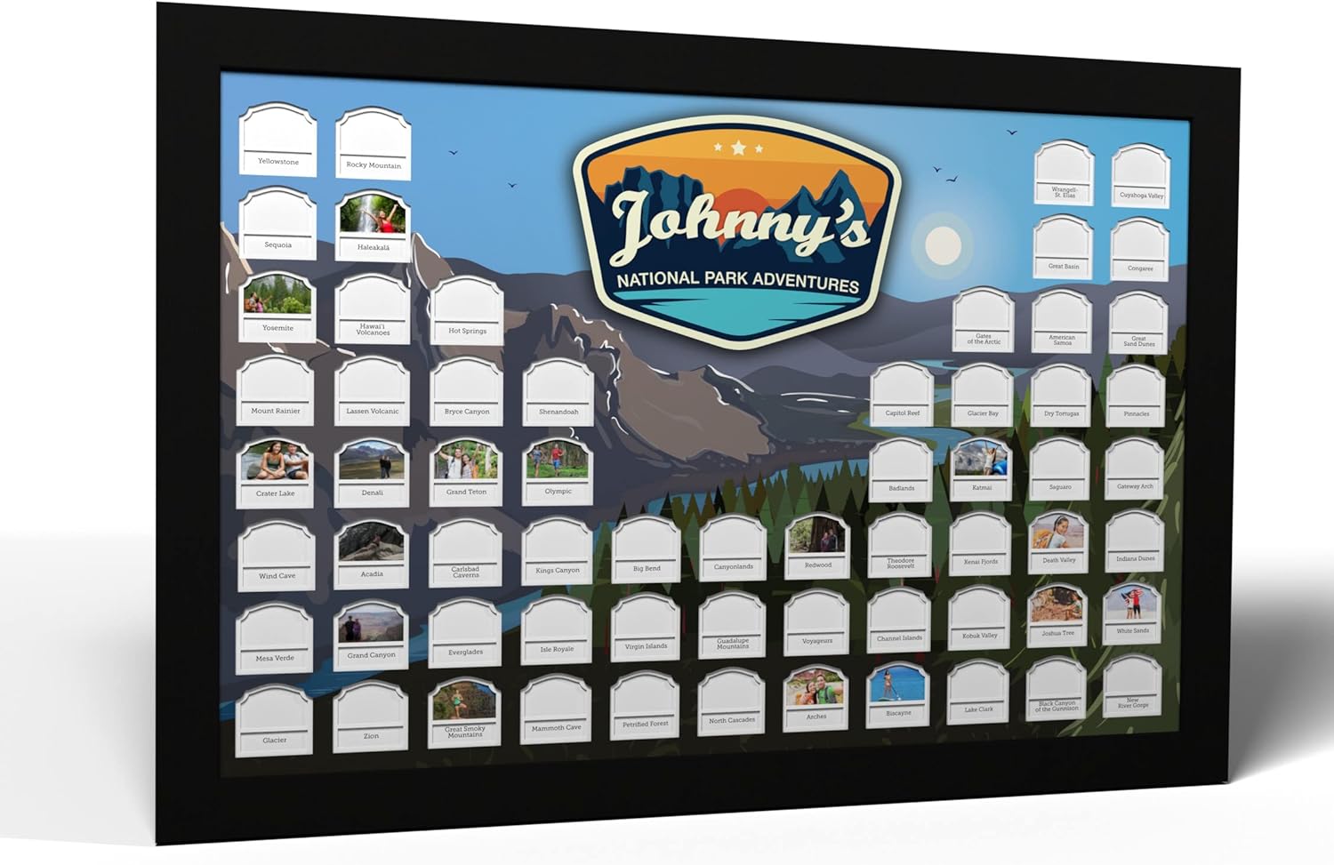 Amazon.com: Thunder Bunny Labs Personalized USA National Parks Photo ...