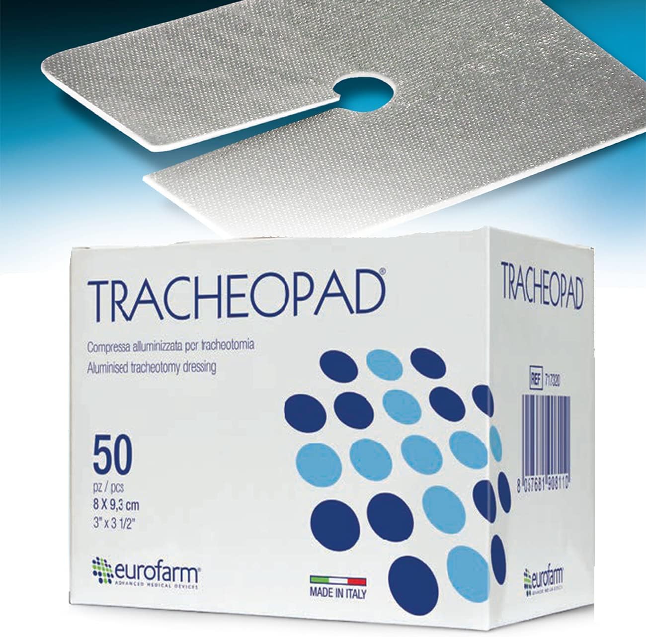 Tracheopad- Aluminised adherent and absorbent non-woven dressing ...
