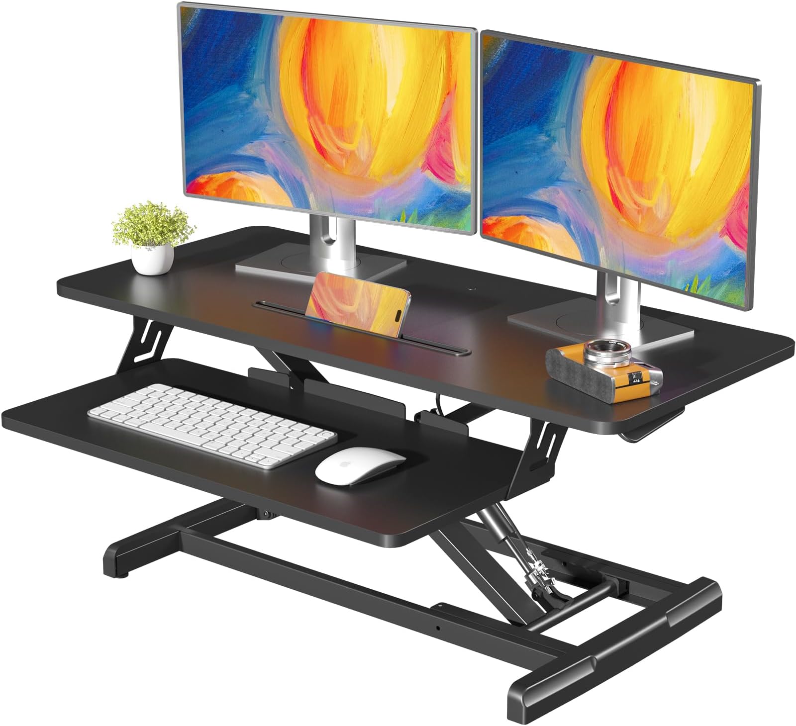 Amazon.com : JYLH JOYSEEKER 35" Standing Desk Converter, Height ...