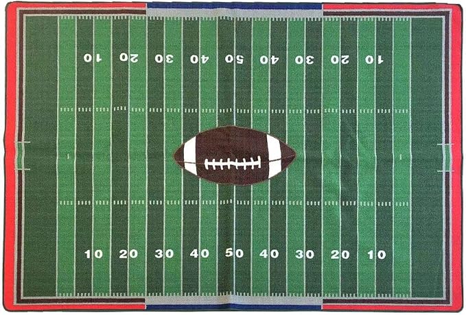 Amazon.com: Mybecca Kids Rug American Football Field Rug 5'x7' (Approx ...