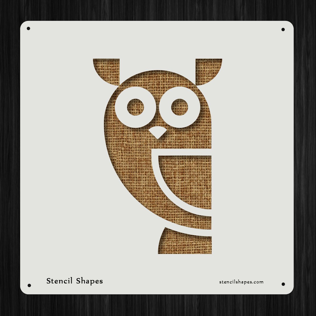 Flying Owl Stencil
