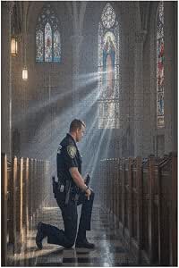 Amazon.com: Police Officer's Church Christian Fantasy Puzzles for ...