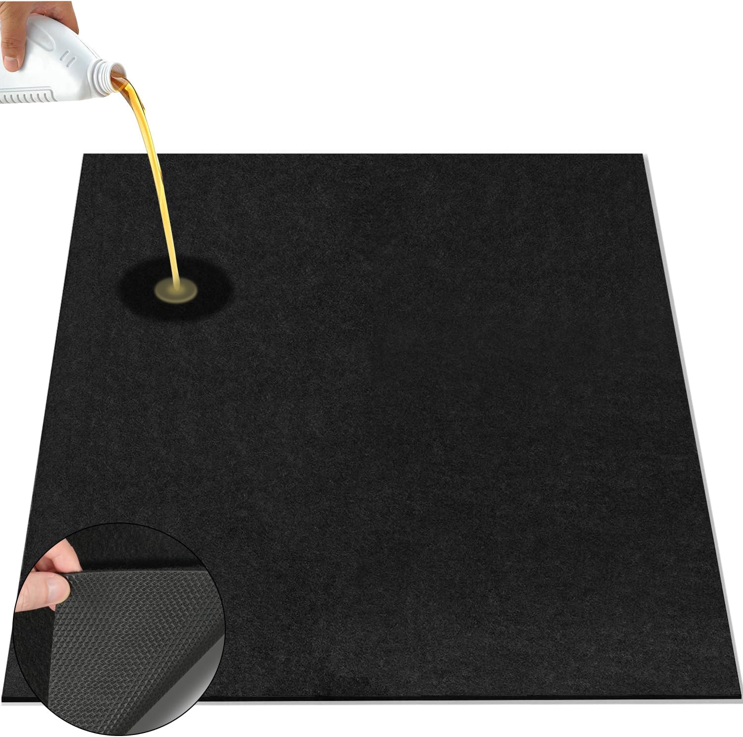 Amazon.com: 60 x 36 Inch Oil Spill Mat, Garage Floor Mat Under Car ...