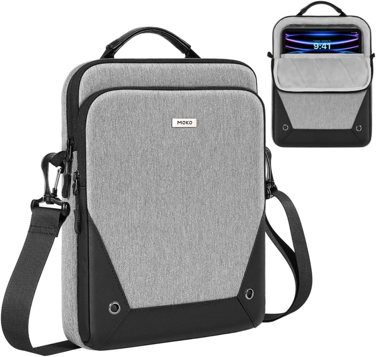 Amazon.com: USA GEAR Tablet Bag Compatible with 11 inch iPad Pro, 10.9 ...