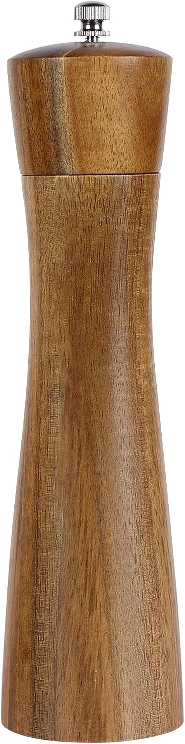 Amazon.com: uxcell Wooden Home Kitchen Salt Spice Container Pepper Mill ...