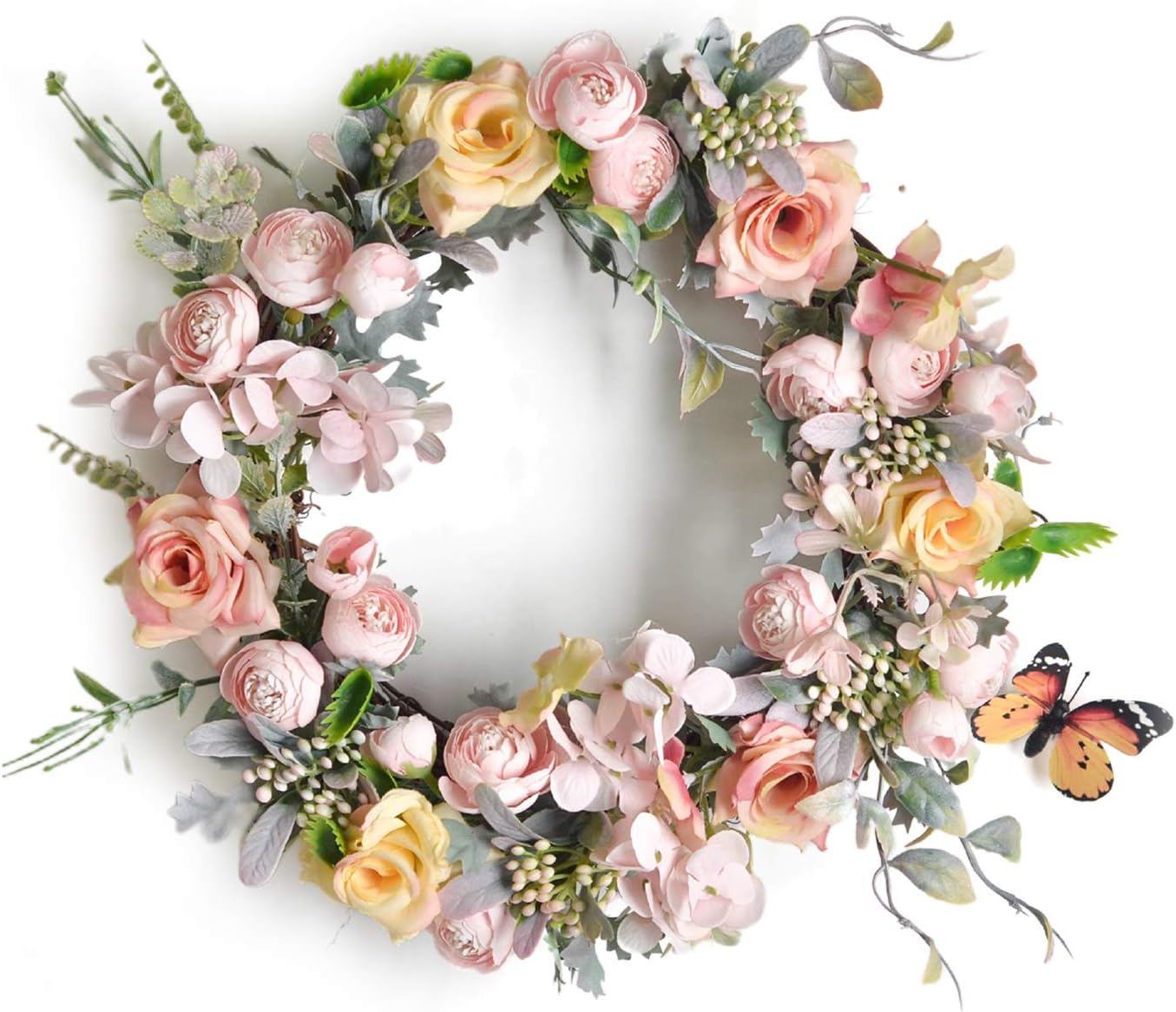 Spring Wreaths for Front Door Spring Wreath Flowers Door Wreaths for ...