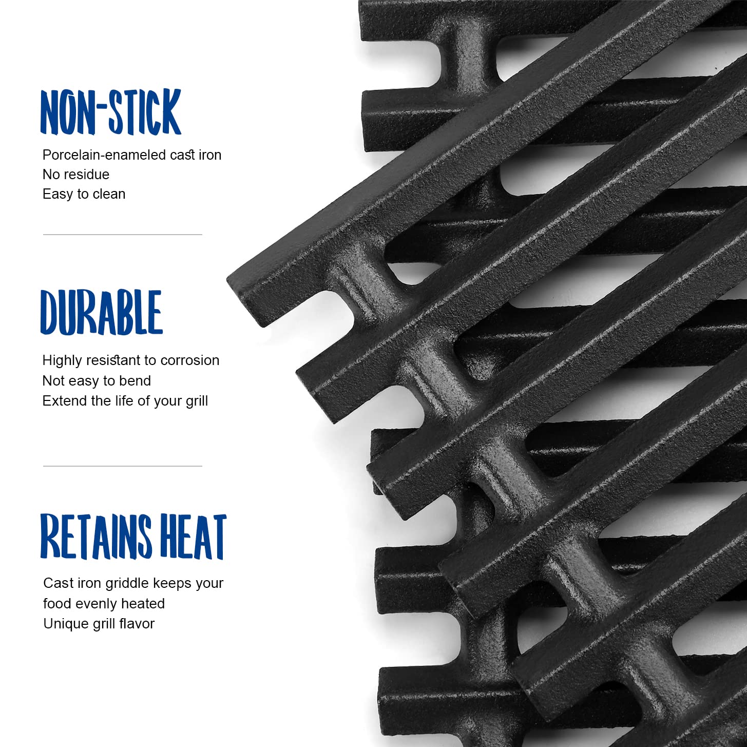 GGC 17" Grill Grates for Charbroil Tru Infrared 4 Burner 463242715 ...