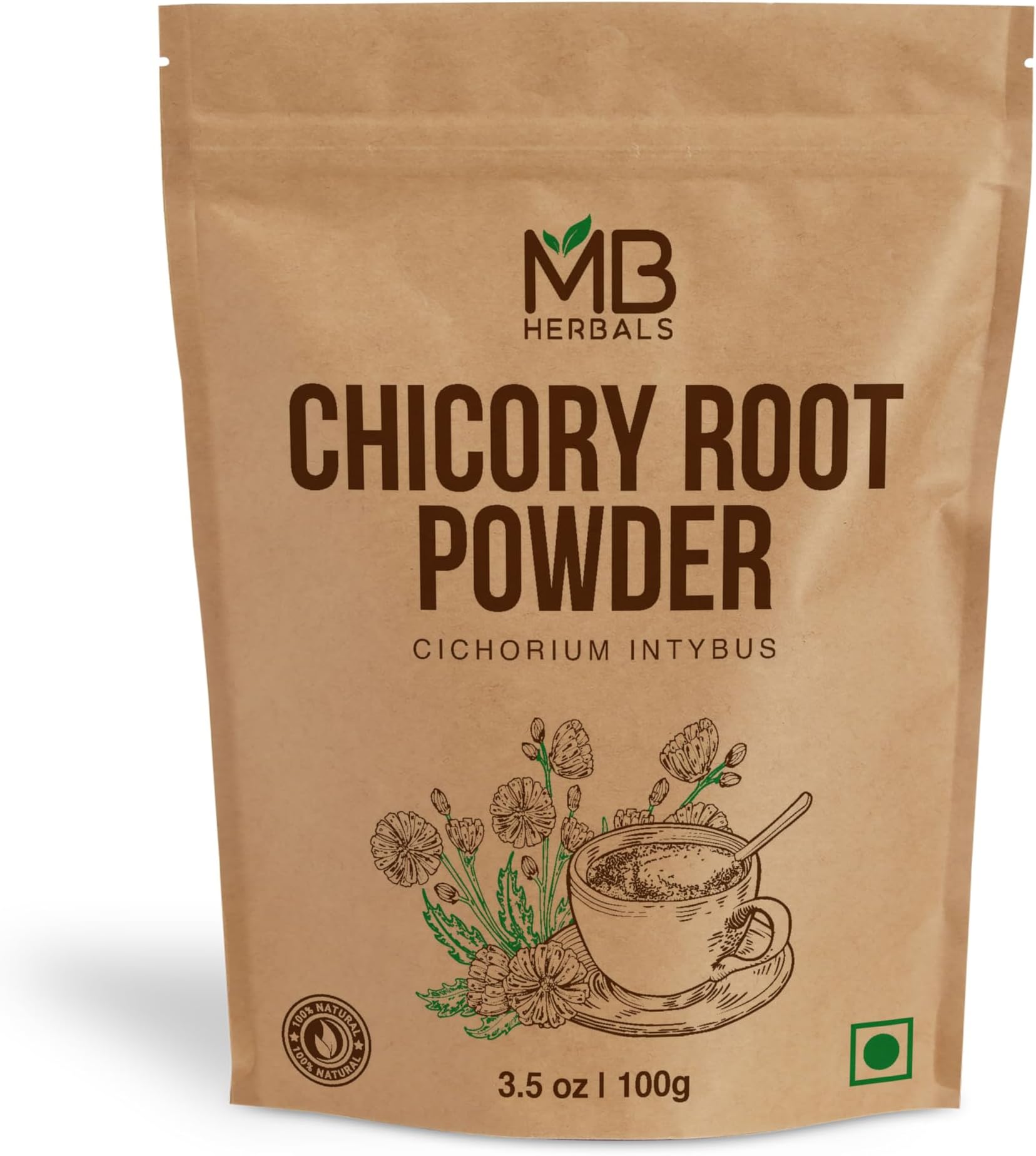 Amazon.com : Russian Chicory Instant Powder Natural 3.5 oz (100g ...