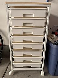 Amazon.com: Rolling Storage Cart, Rainbow Cart with 8 Drawers and ...