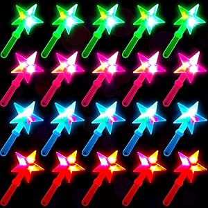 Amazon.com: Deekin 20 Pcs LED Star Hand Clapper Noise Makers Bulk ...