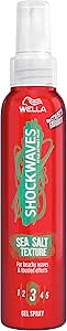 Wella Shockwaves Sea Salt Texture Gel Hairspray, 150ml : Amazon.co.uk ...